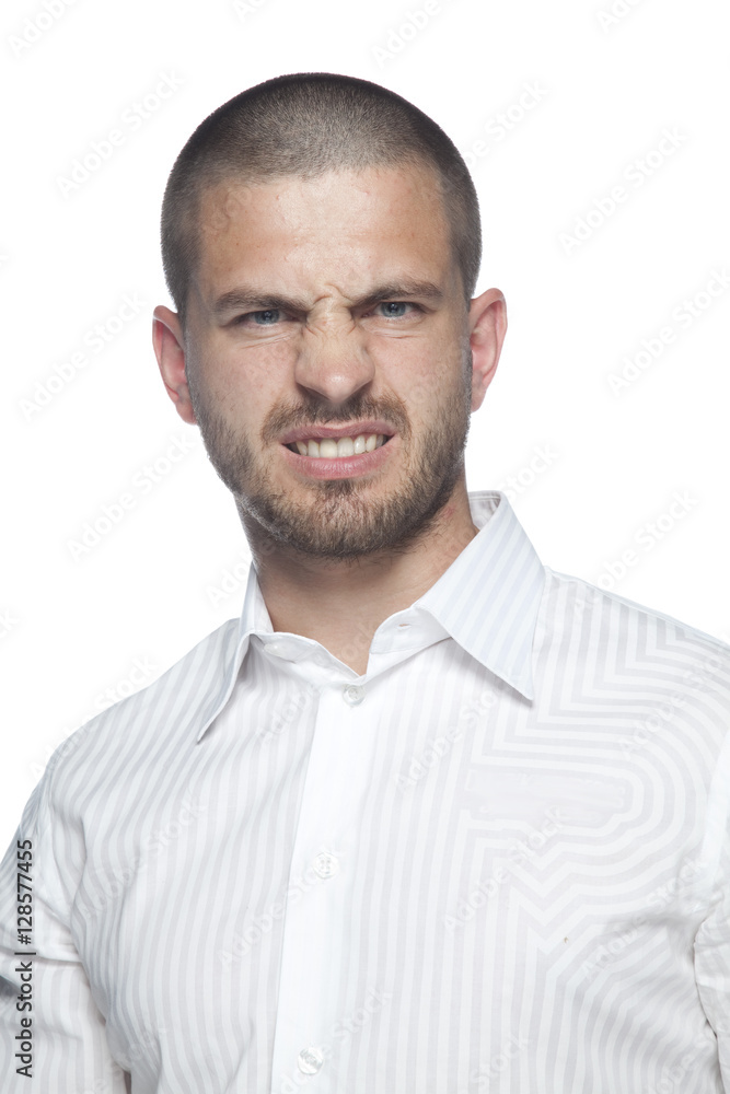 businessman doing angry face Stock Photo | Adobe Stock