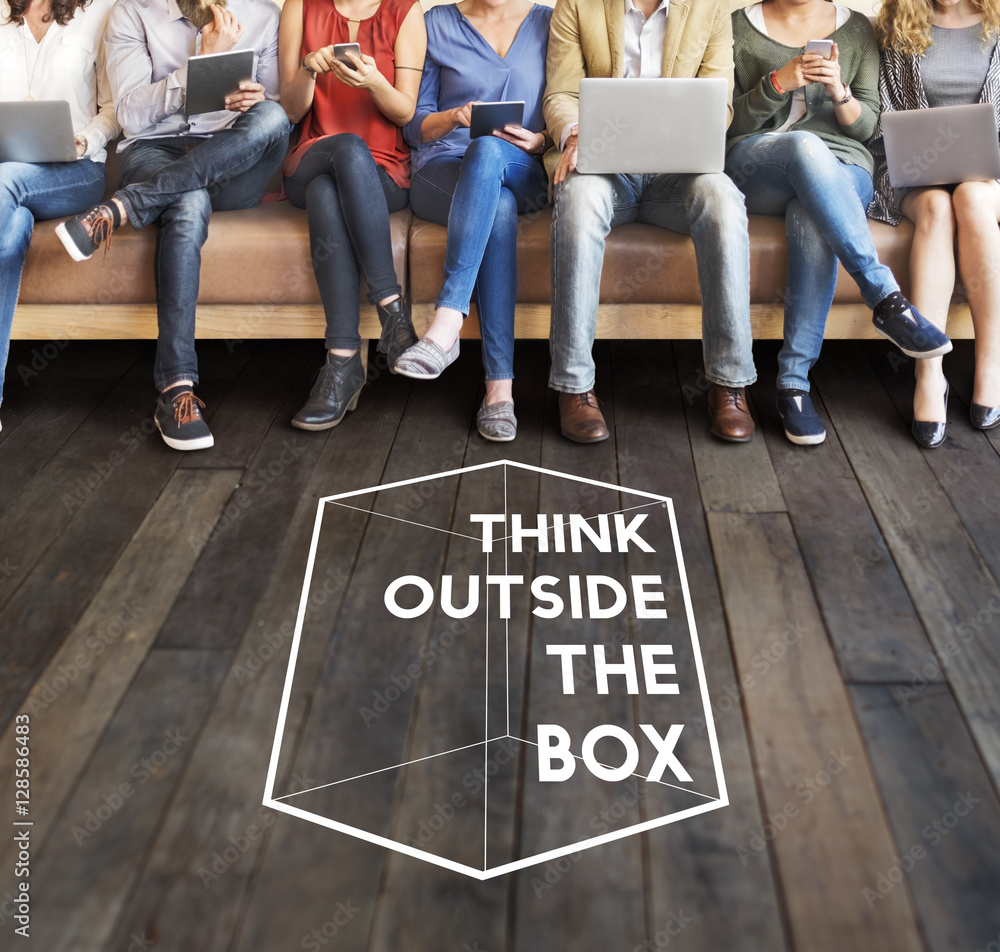 Thinking Out Of The Box Concept Stock Photo | Adobe Stock