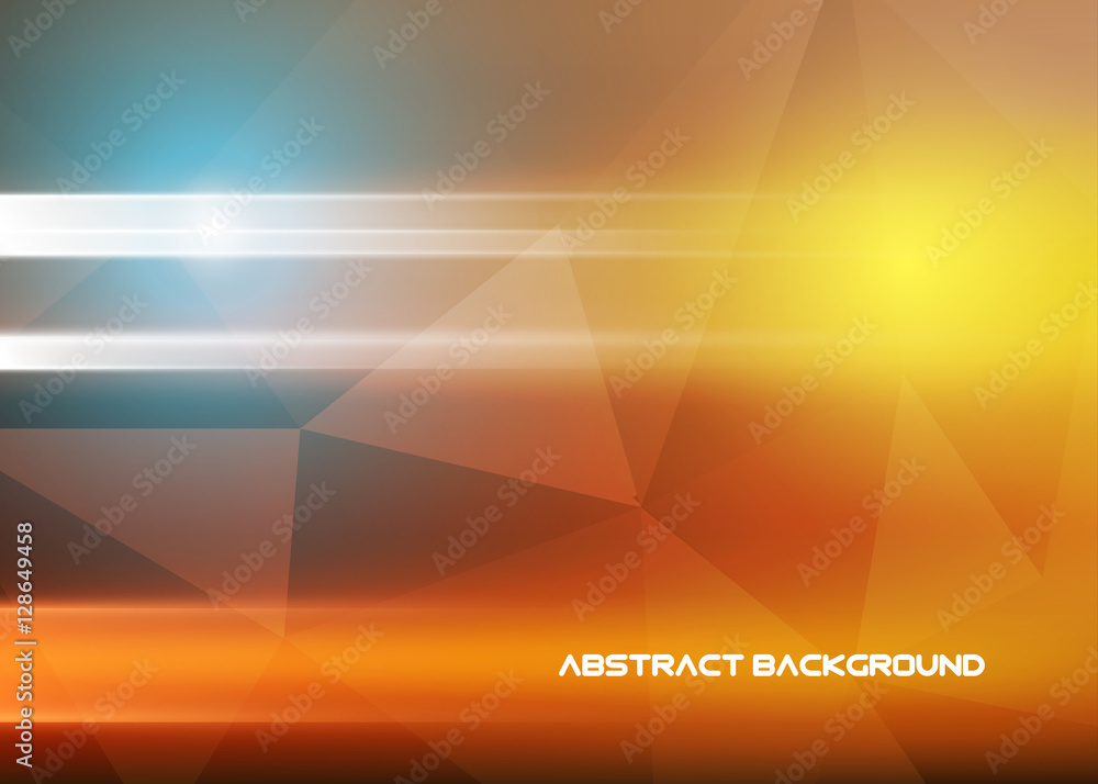 Abstract business background with lights - vector Stock Vector | Adobe ...