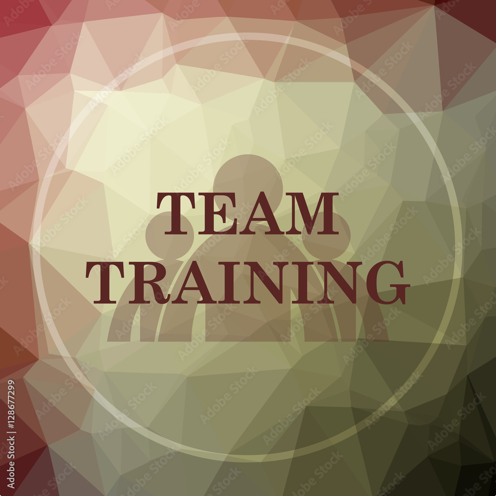 Team training icon Stock Illustration | Adobe Stock