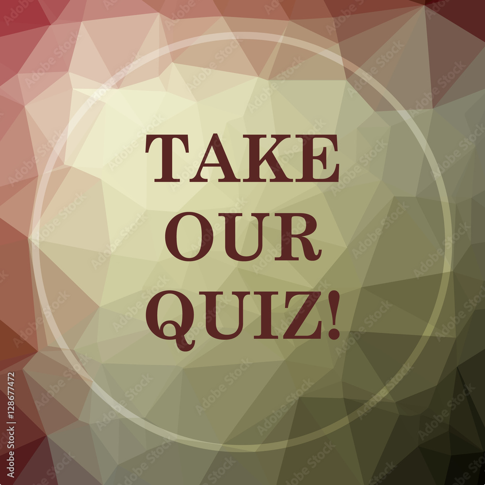 Take our quiz icon Stock Illustration | Adobe Stock