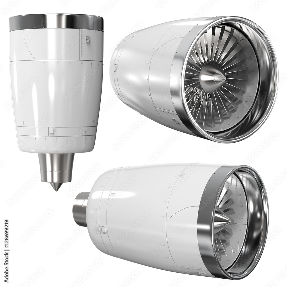 jet engine on white background Stock Illustration | Adobe Stock