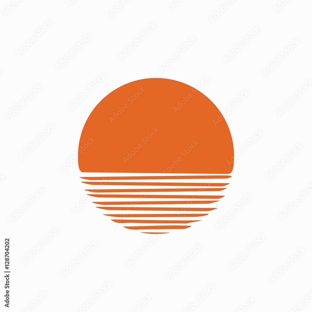 Sun logo design, sun vector, sun design Stock Vector | Adobe Stock