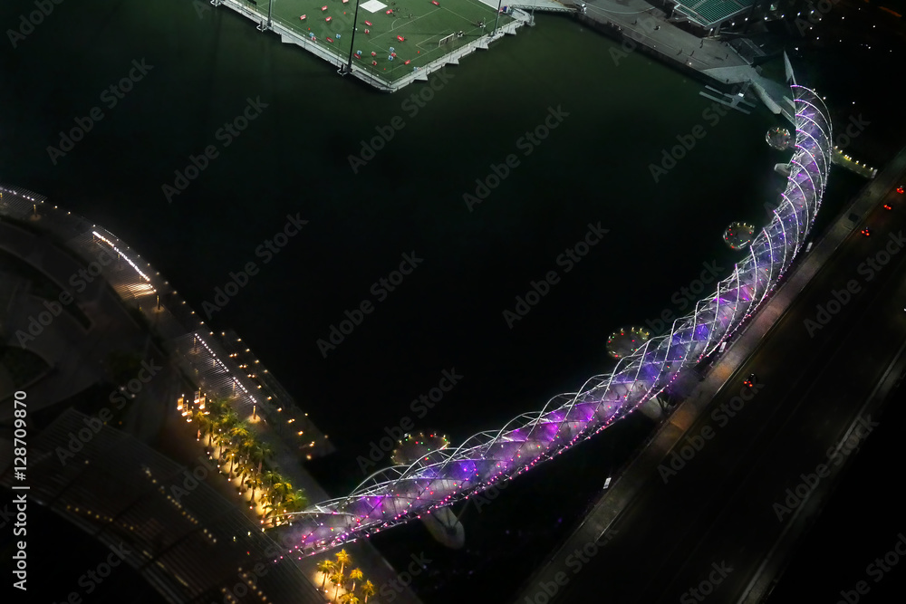 Helix Bridge Top View