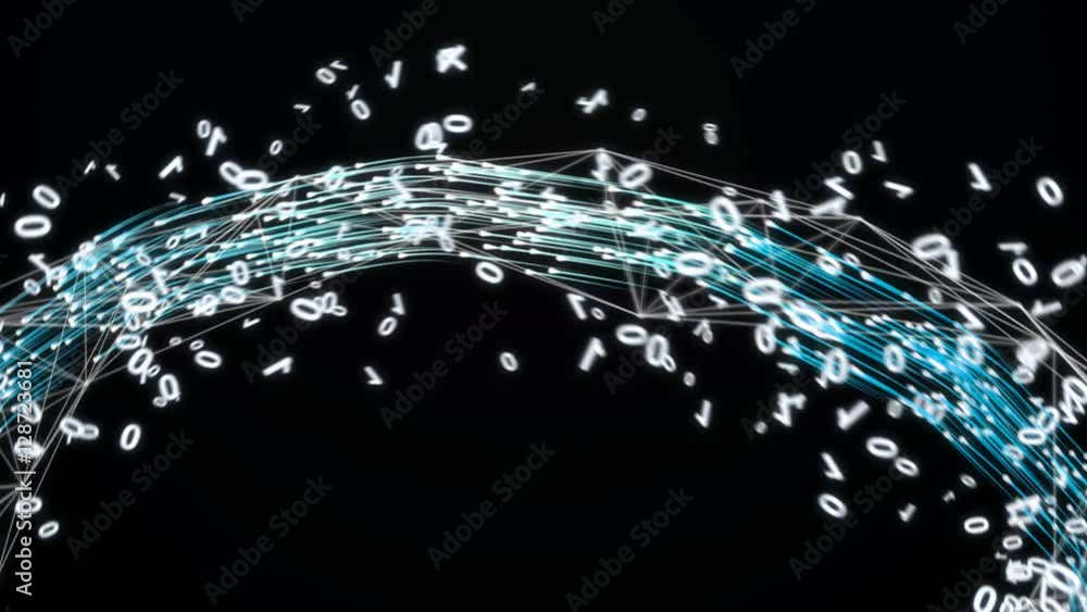 Data flow - 3D Animation Stock Video | Adobe Stock