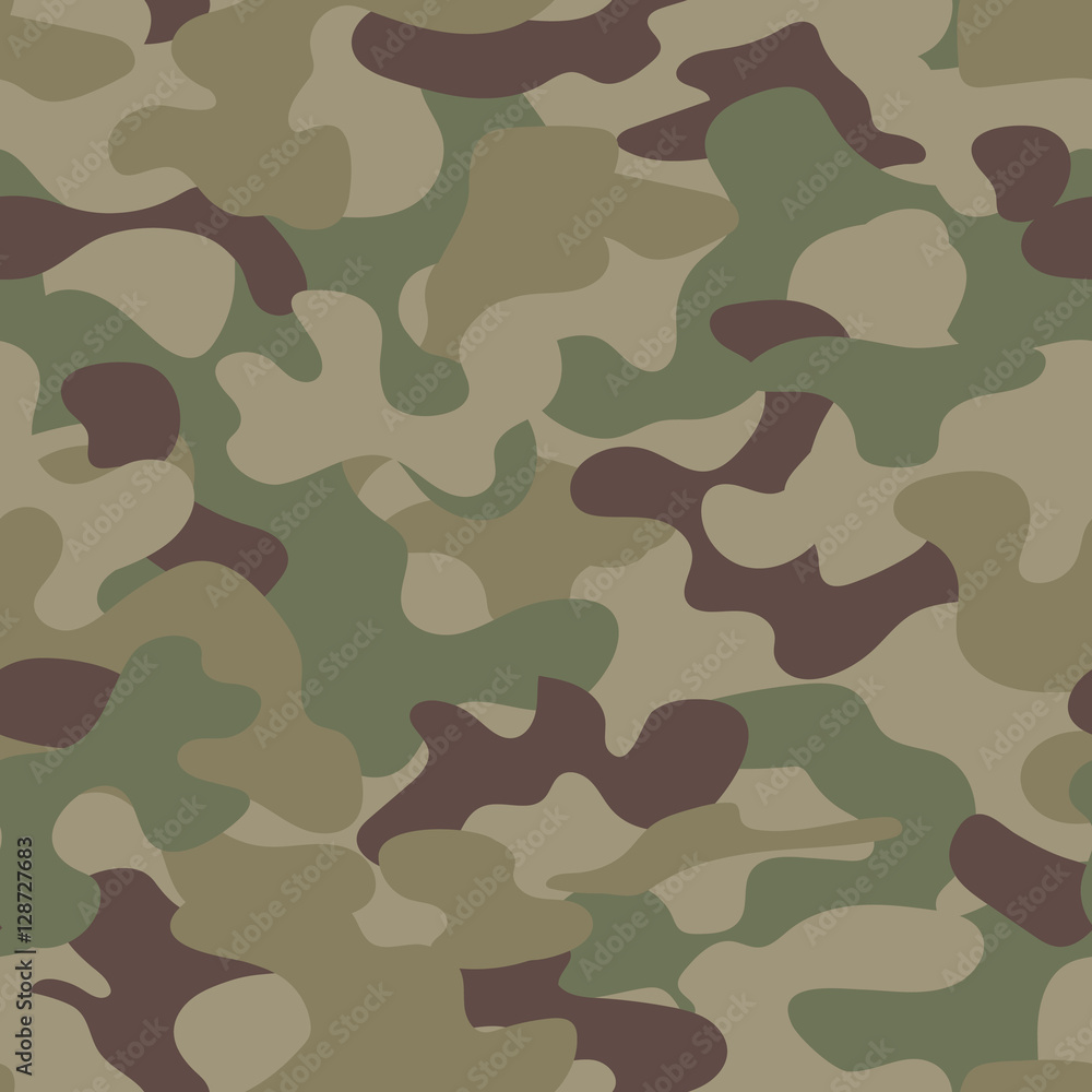 Modern fashion vector trendy camo pattern Stock Vector | Adobe Stock