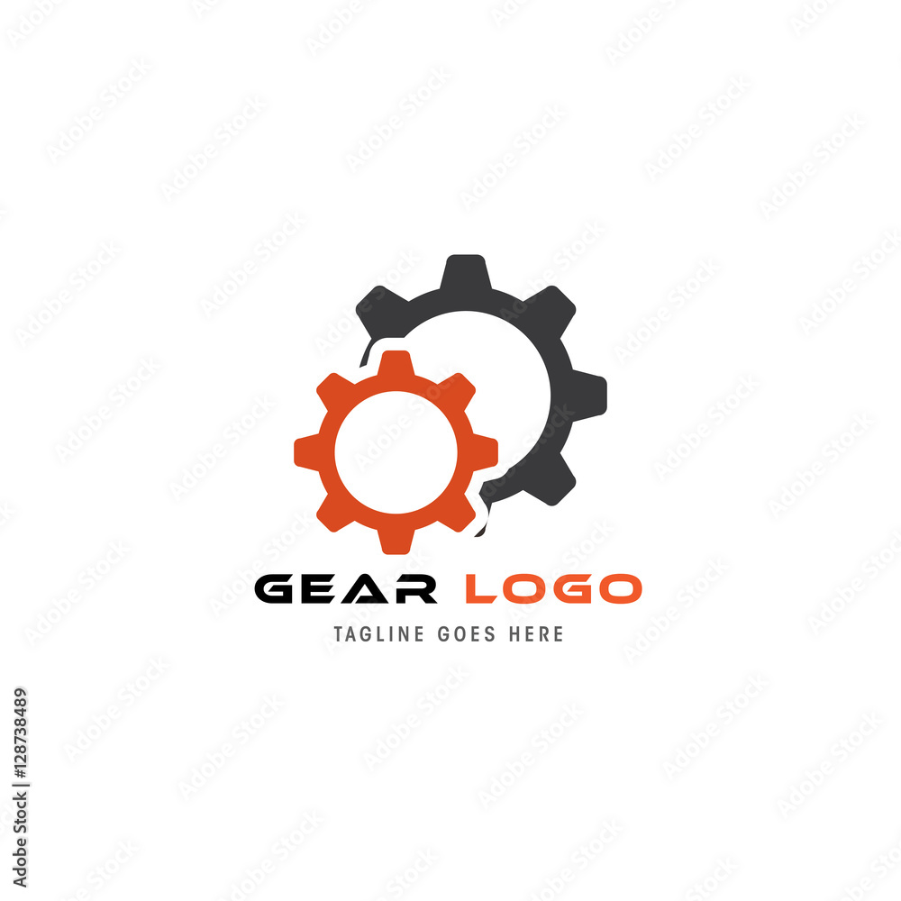 gear logo Stock Vector | Adobe Stock