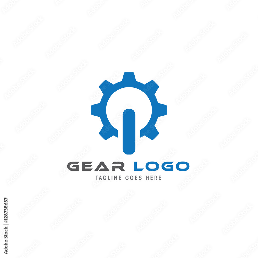 gear logo Stock Vector | Adobe Stock