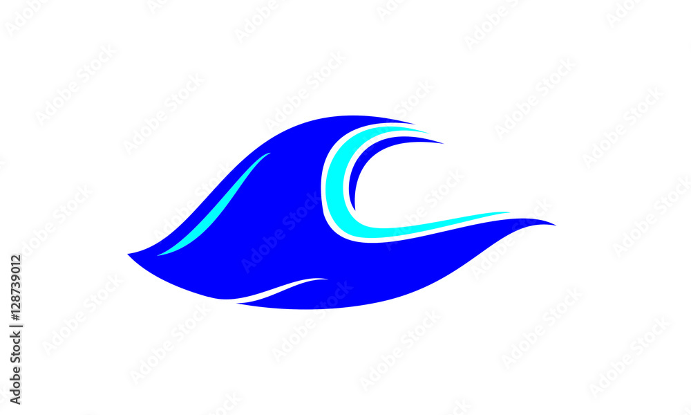 wave vector Stock Vector | Adobe Stock