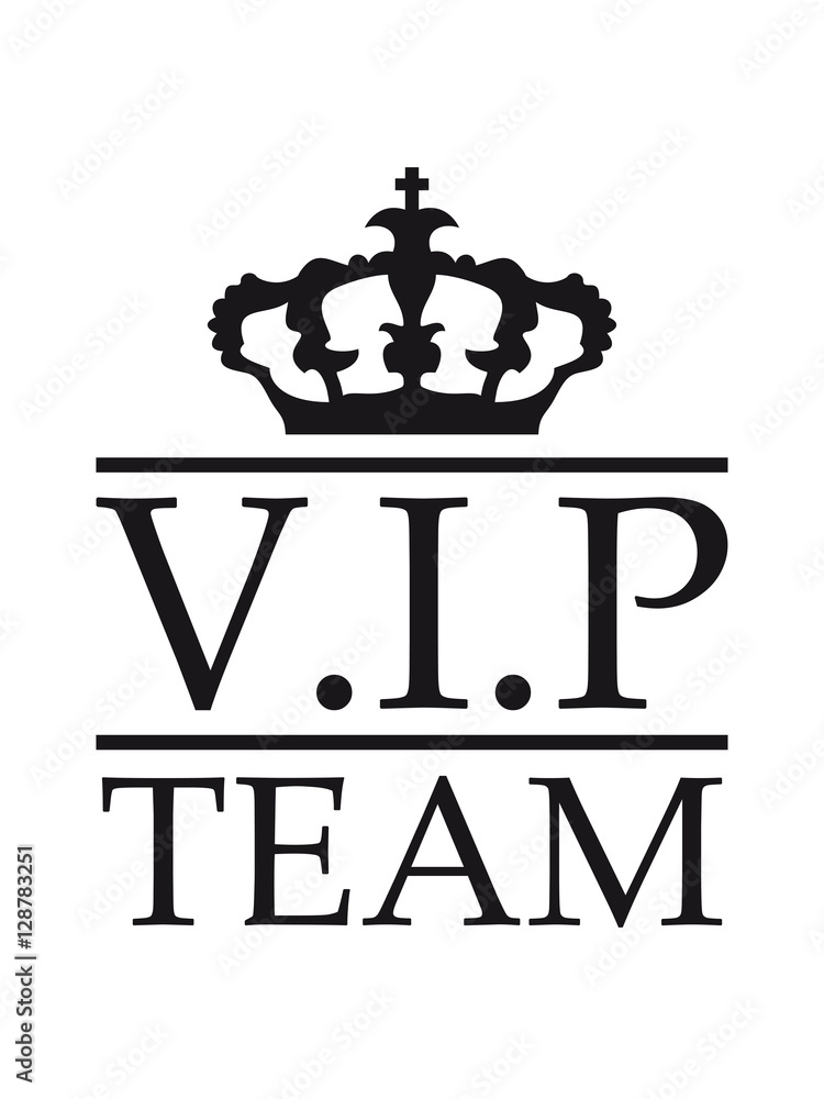 Team king krone king friends logo member stamp vip person important ...