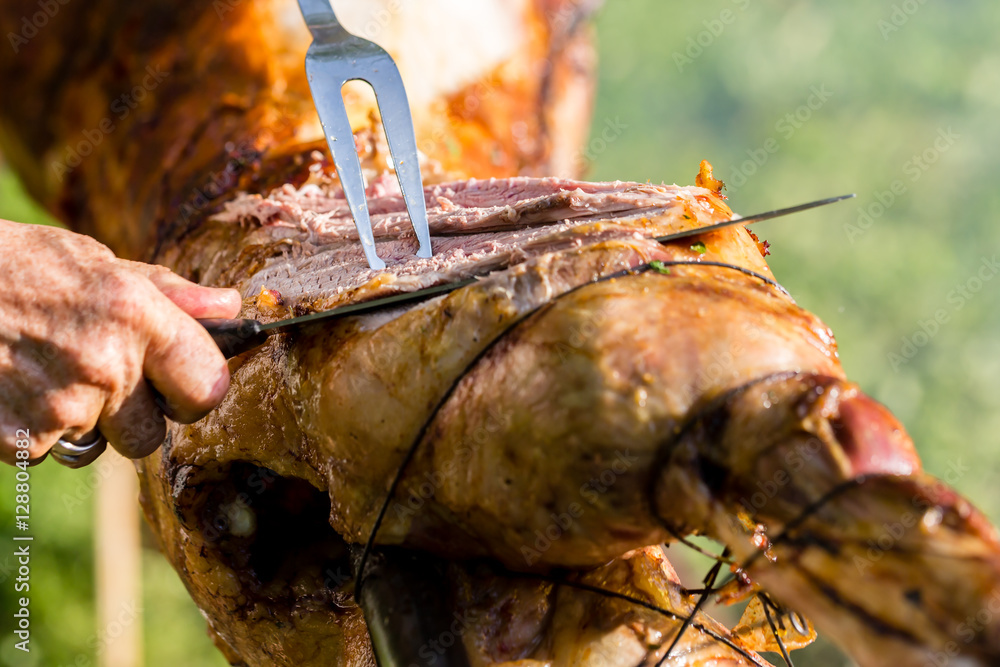 Woman Roasted Over Fire