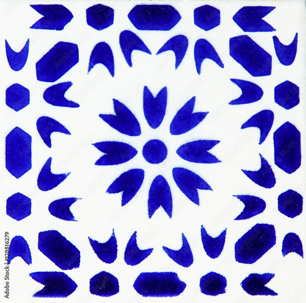 Background and texture flower pattern on ceramic tile Stock Photo ...