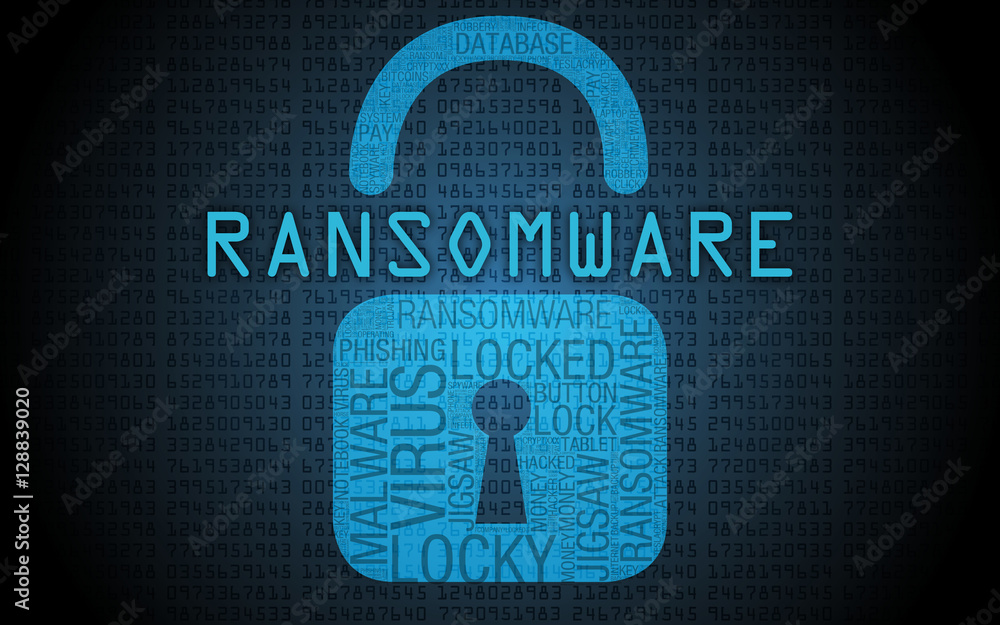 Ransomware in code Stock Illustration | Adobe Stock