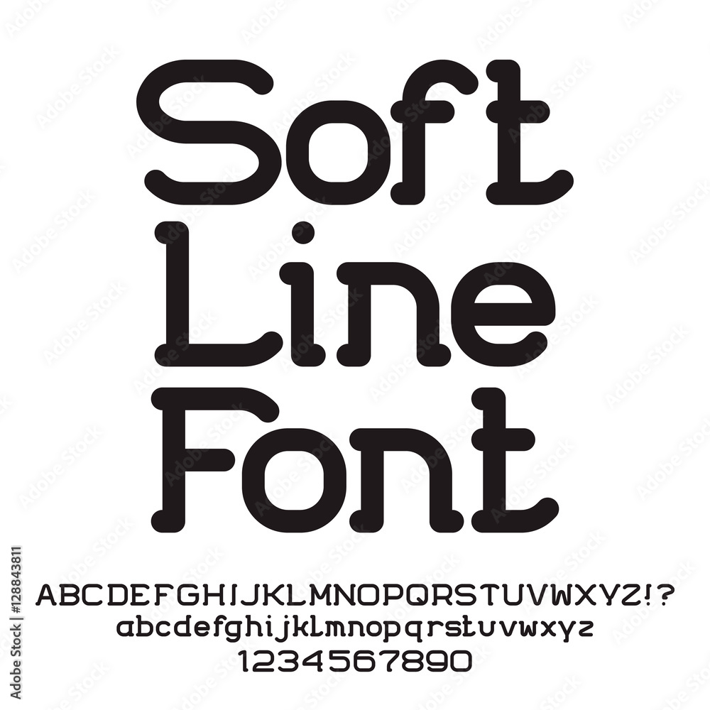 Black Uppercase And Lowercase Letters With Numbers Soft Line Font black-uppercase-and-lowercase-letters-with-numbers-soft-line-font