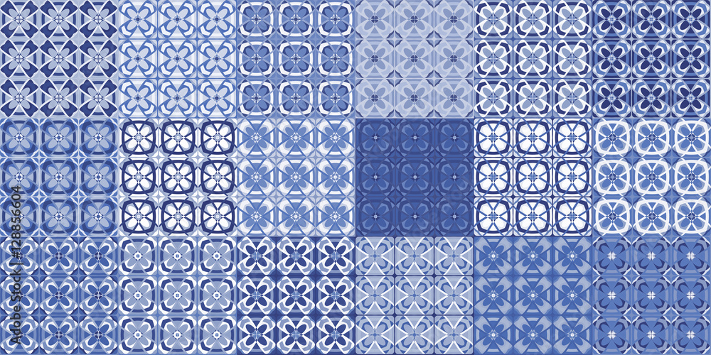 azulejos, tile template. vector Stock Vector | Adobe Stock
