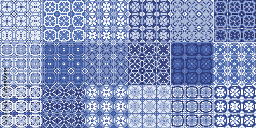 azulejos, tile template. vector Stock Vector | Adobe Stock