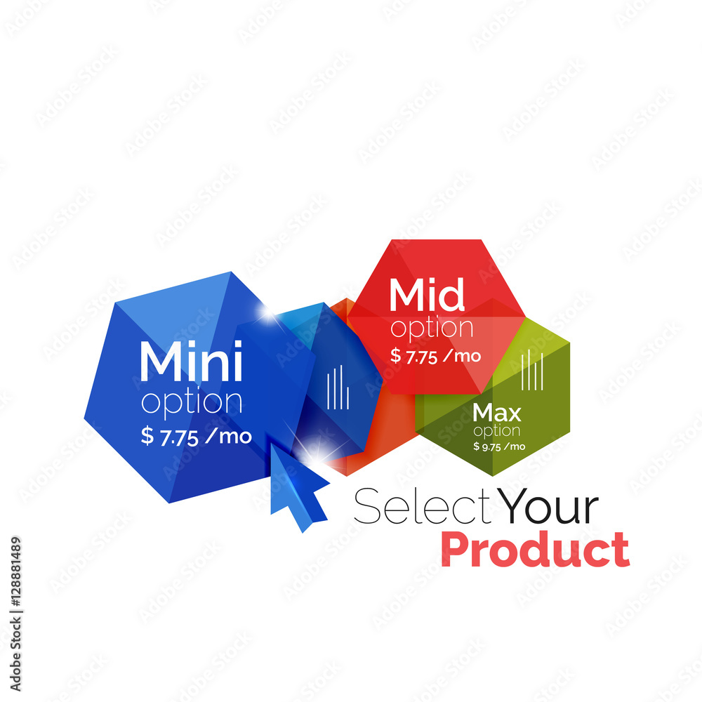 Select choice template Stock Vector | Adobe Stock