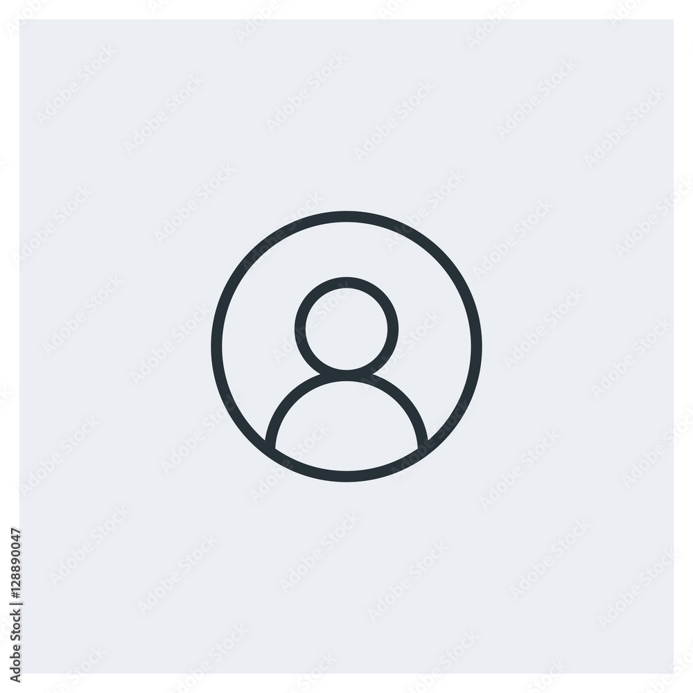 Profile icon Stock Vector | Adobe Stock