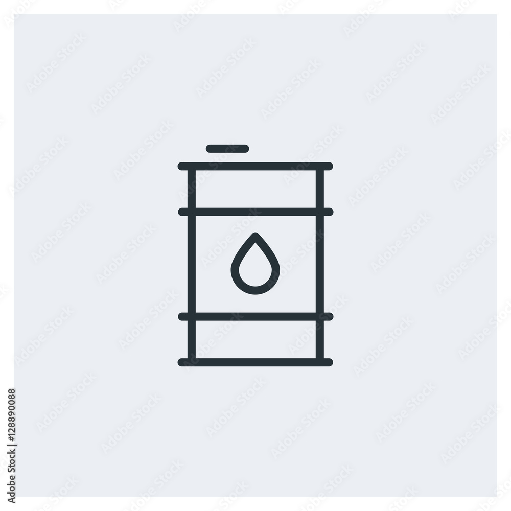 Oil barrel icon Stock Vector | Adobe Stock