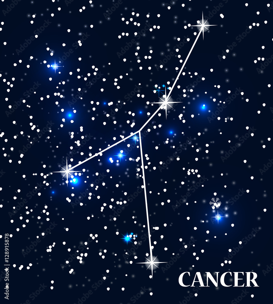 Symbol Cancer Zodiac Sign. Vector Illustration. Stock Vector | Adobe Stock