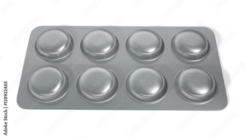 10 tablet blister metallic finish Stock Illustration | Adobe Stock