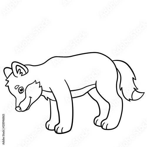 How To Draw A Baby Wolf