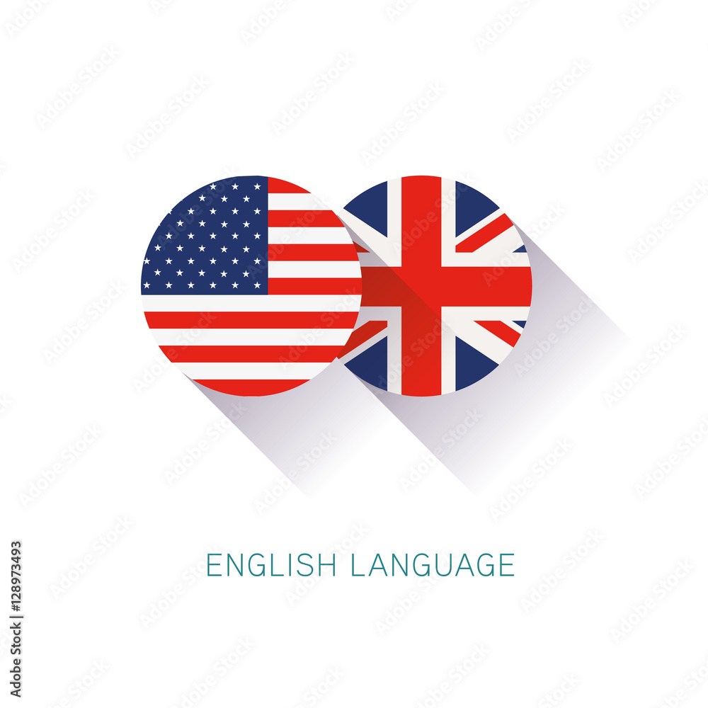 English Language Flag Icon