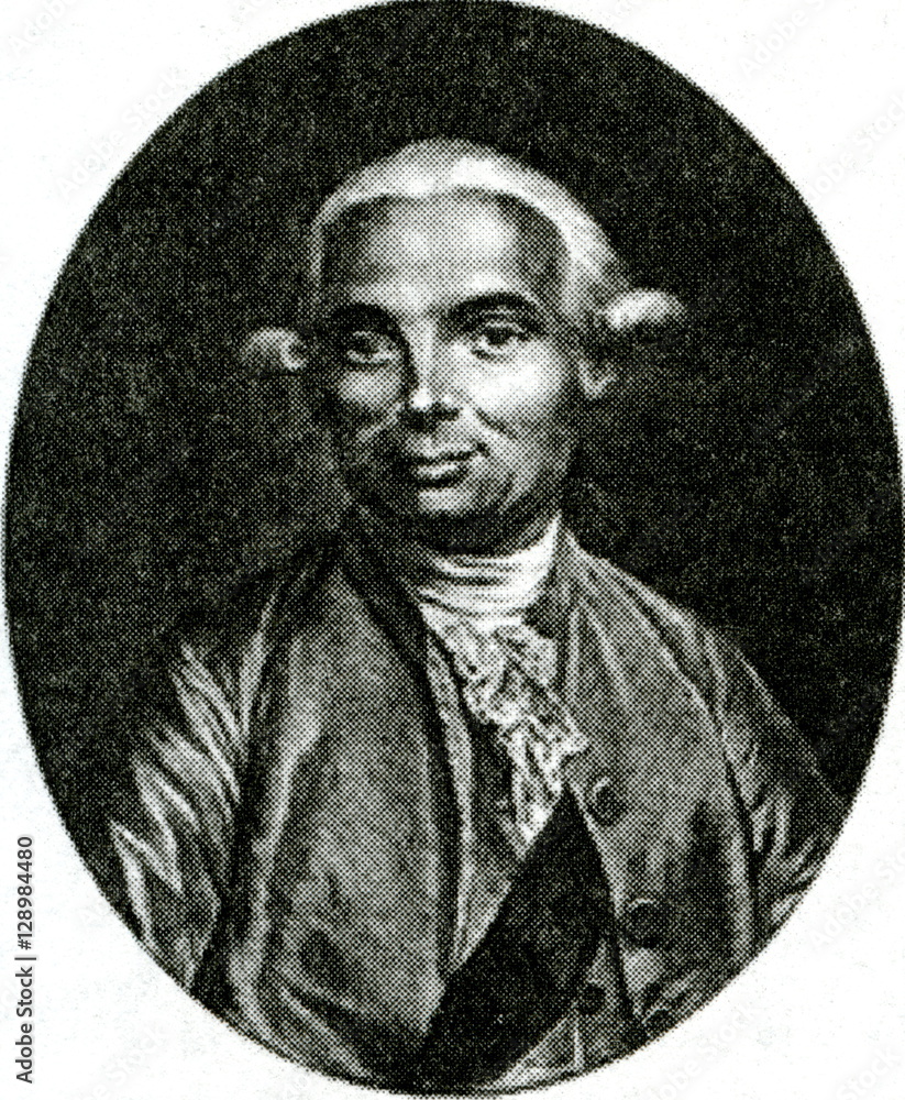 Jacques-Étienne Montgolfier, inventor of hot air balloon Stock ...