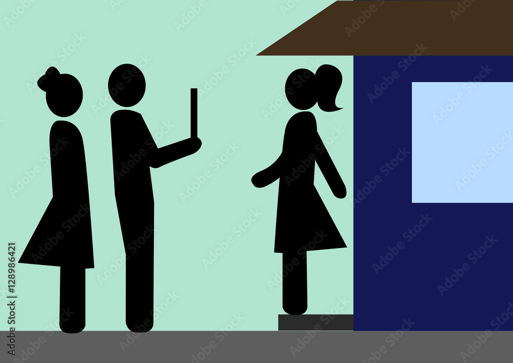 Zeugen Jehovas Stock-Vektorgrafik | Adobe Stock