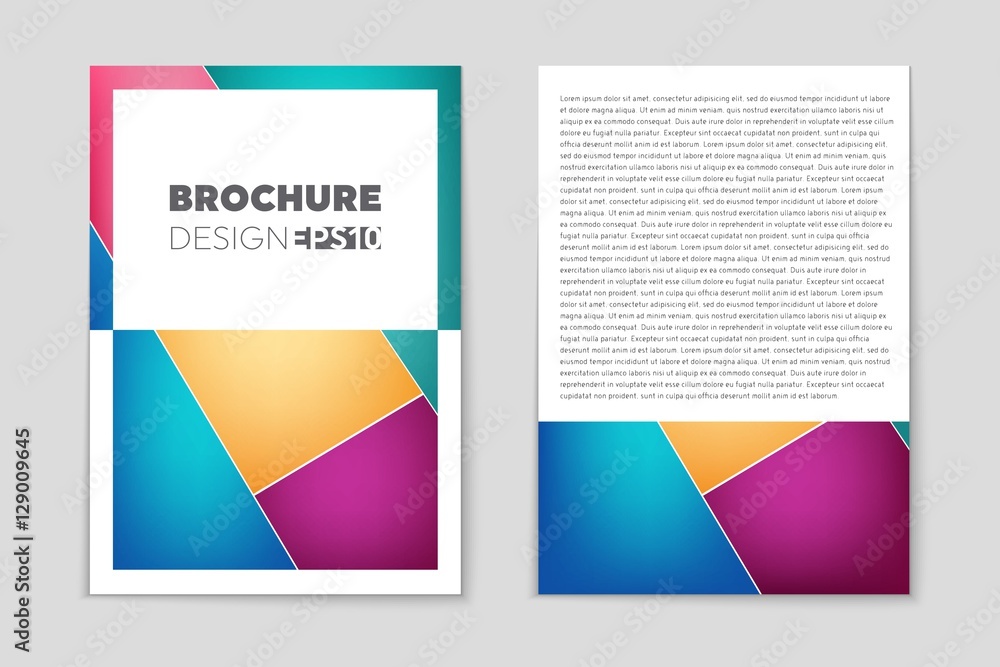 Abstract vector layout background for web and mobile app, art template ...