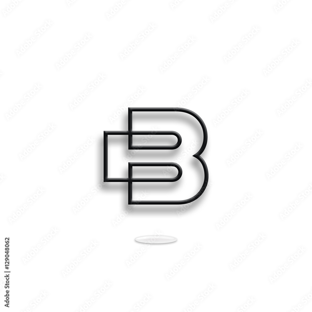 B, logo B, letter B, icon B, Symbol B Stock Vector | Adobe Stock