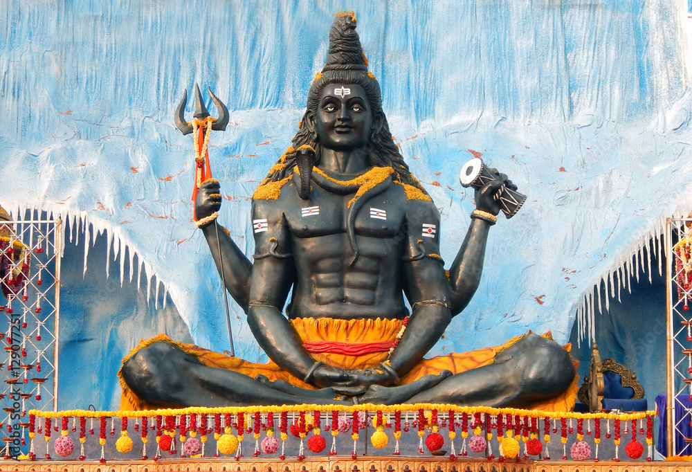 Hindu God Shiv idol Stock Photo | Adobe Stock
