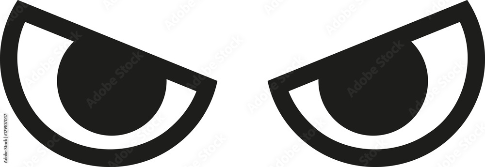 Angry Eyes Vector