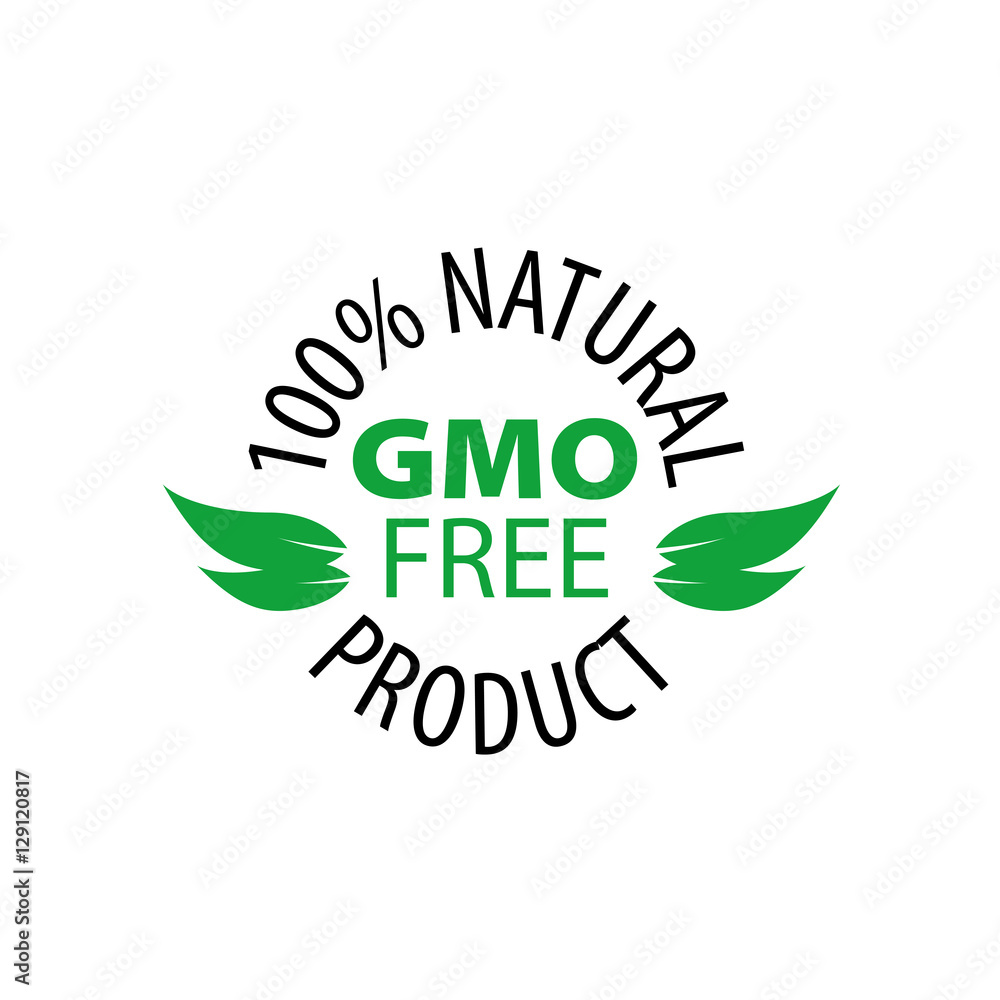 Vector logo gmo free Stock Vector | Adobe Stock