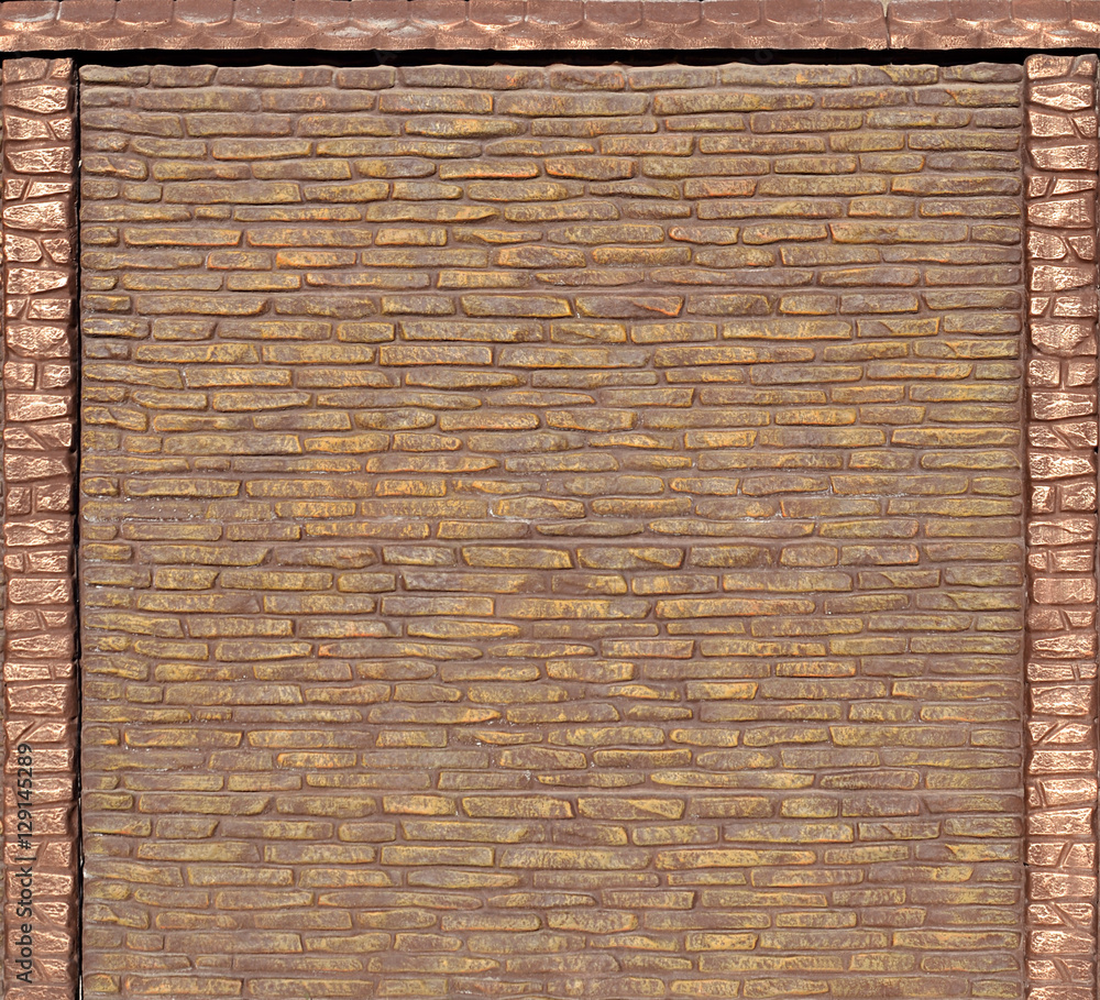 Stone fence texture - building feature. Texture of concrete fence with ...