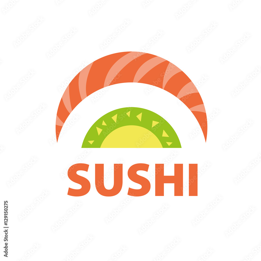 vector logo sushi Stock Vector | Adobe Stock