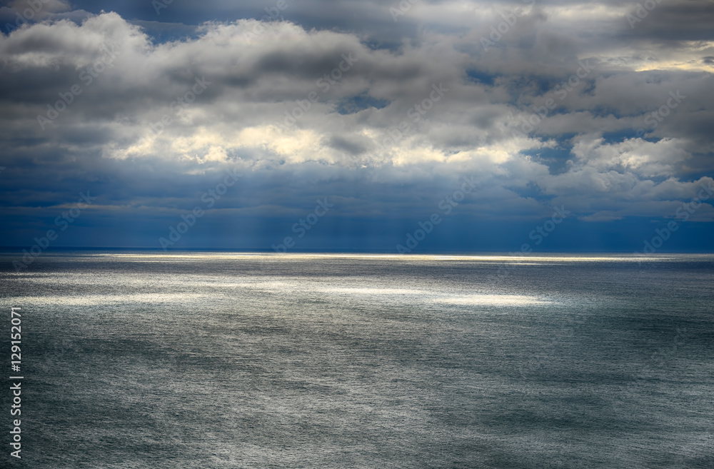Beautiful sky over the sea after the storm. High Dynamic Range photo ...