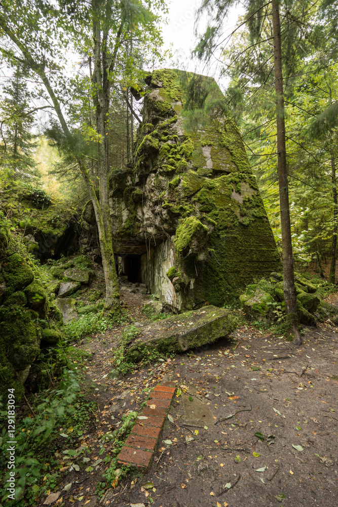 Wolf's Lair, Adolf Hitler's Bunker in Poland. First Eastern Front ...