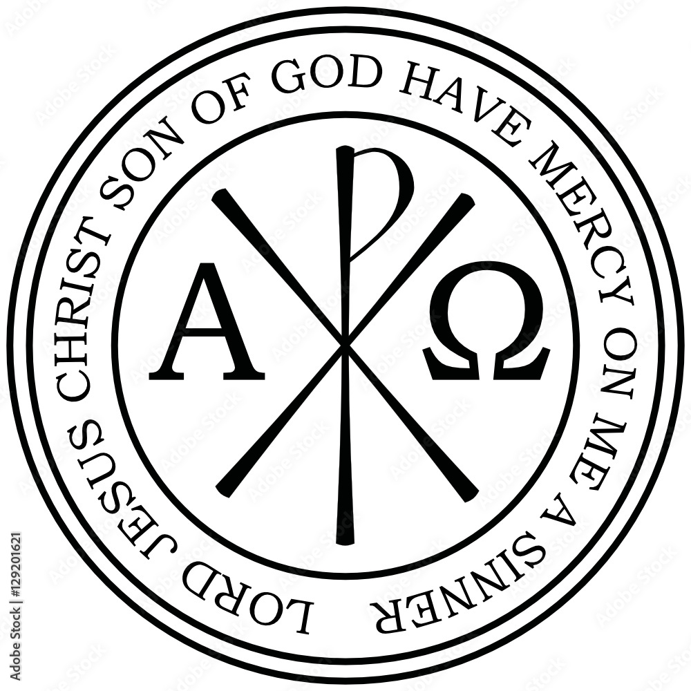 WEB ART DESIGN CHRISTOGRAM JESUS CHRIST ICON 040 Stock Vector | Adobe Stock