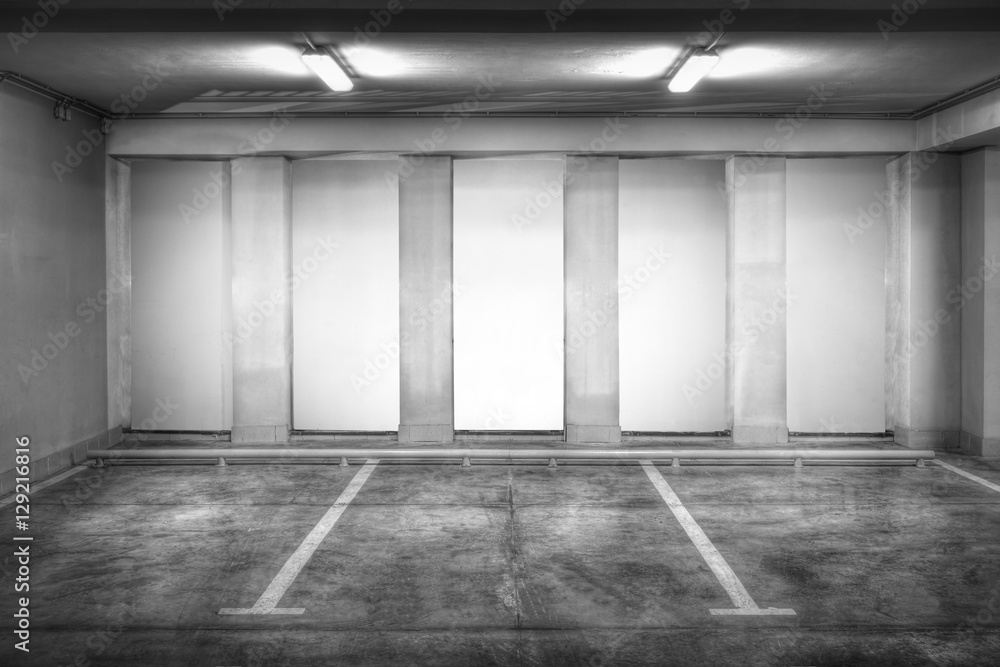 Concrete parking lot wall. Industrial background. Stock Photo | Adobe Stock