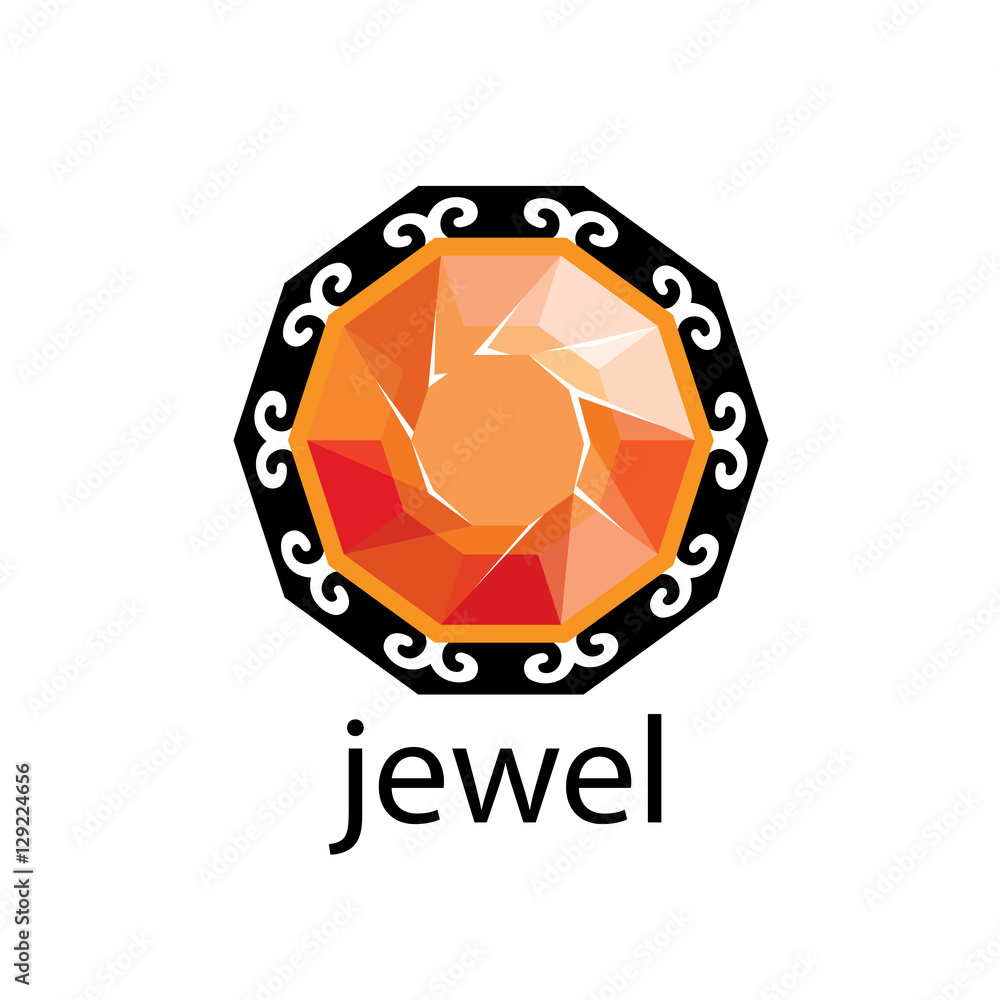 vector logo jewel Stock Vector | Adobe Stock