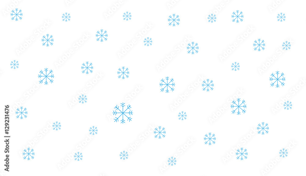 Snowflake Background Stock Vector | Adobe Stock