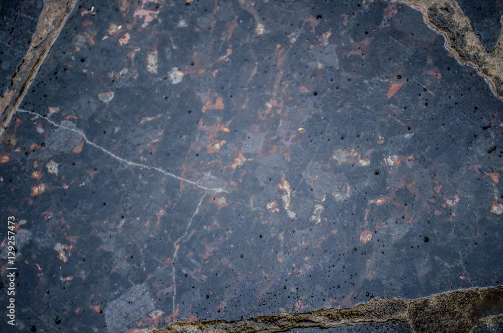 black wet granite tiles with water drops / pile of granite texture ...