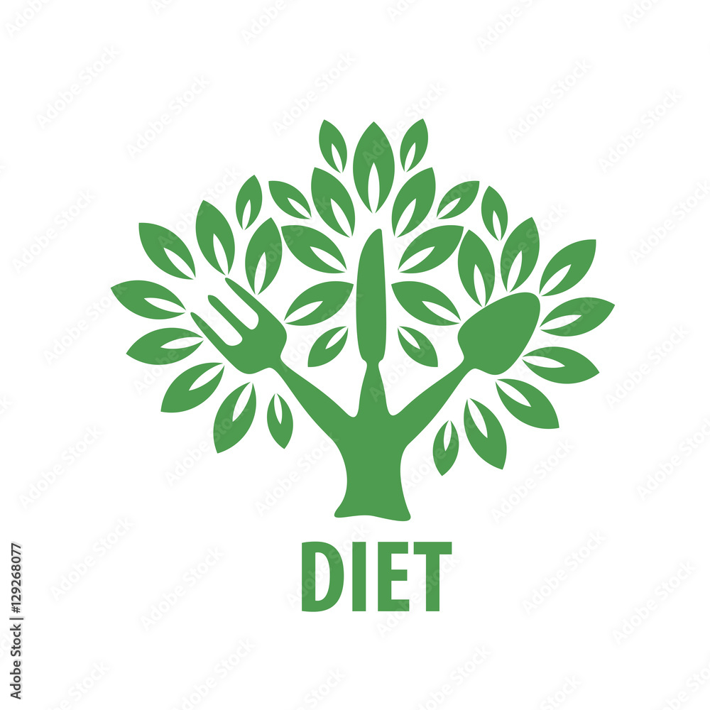 vector logo for diet Stock Vector | Adobe Stock