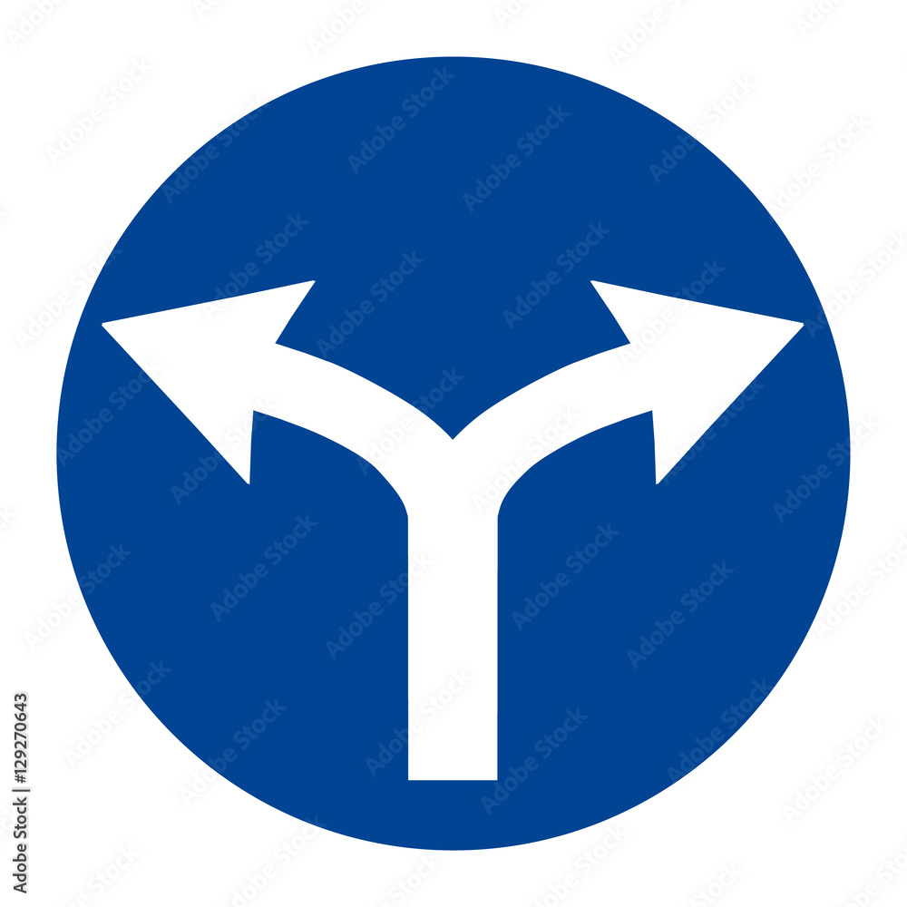 Round traffic sign Stock Vector | Adobe Stock