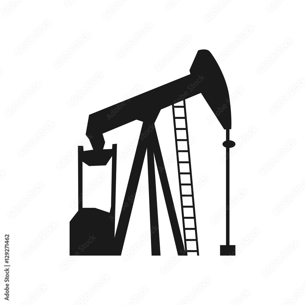 oil rig and drill logo vector Stock Vector | Adobe Stock