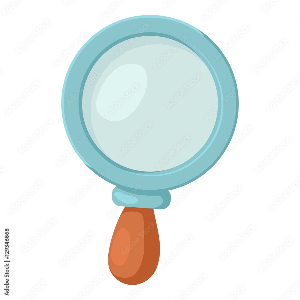 Magnifier icon. Cartoon illustration of magnifier vector icon for web ...