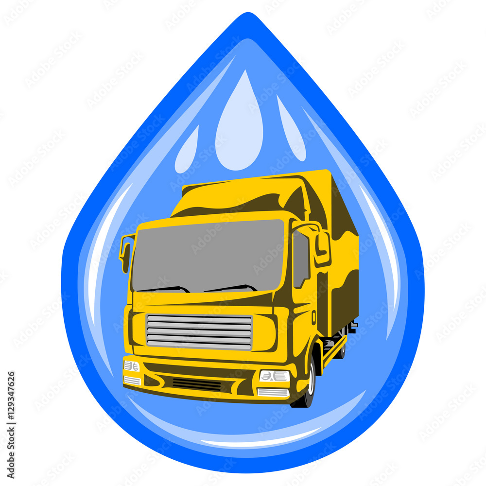 Truck wash Stock Vector | Adobe Stock