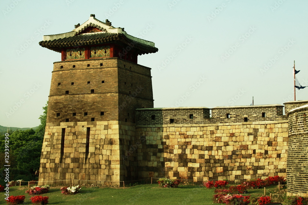 Hwaseong Fortress, Traditional Architecture of Korea at Suwon, South ...