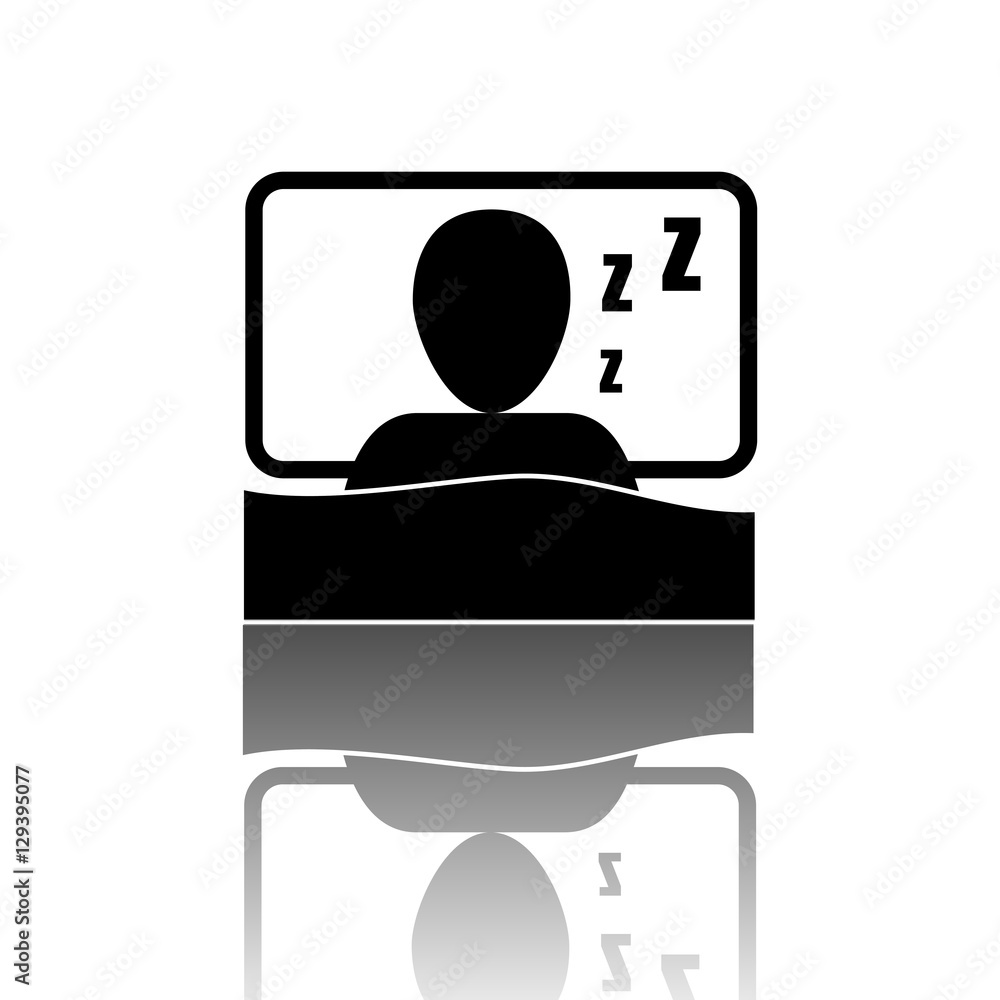 person sleeping icon image vector illustration design Stock Vector ...